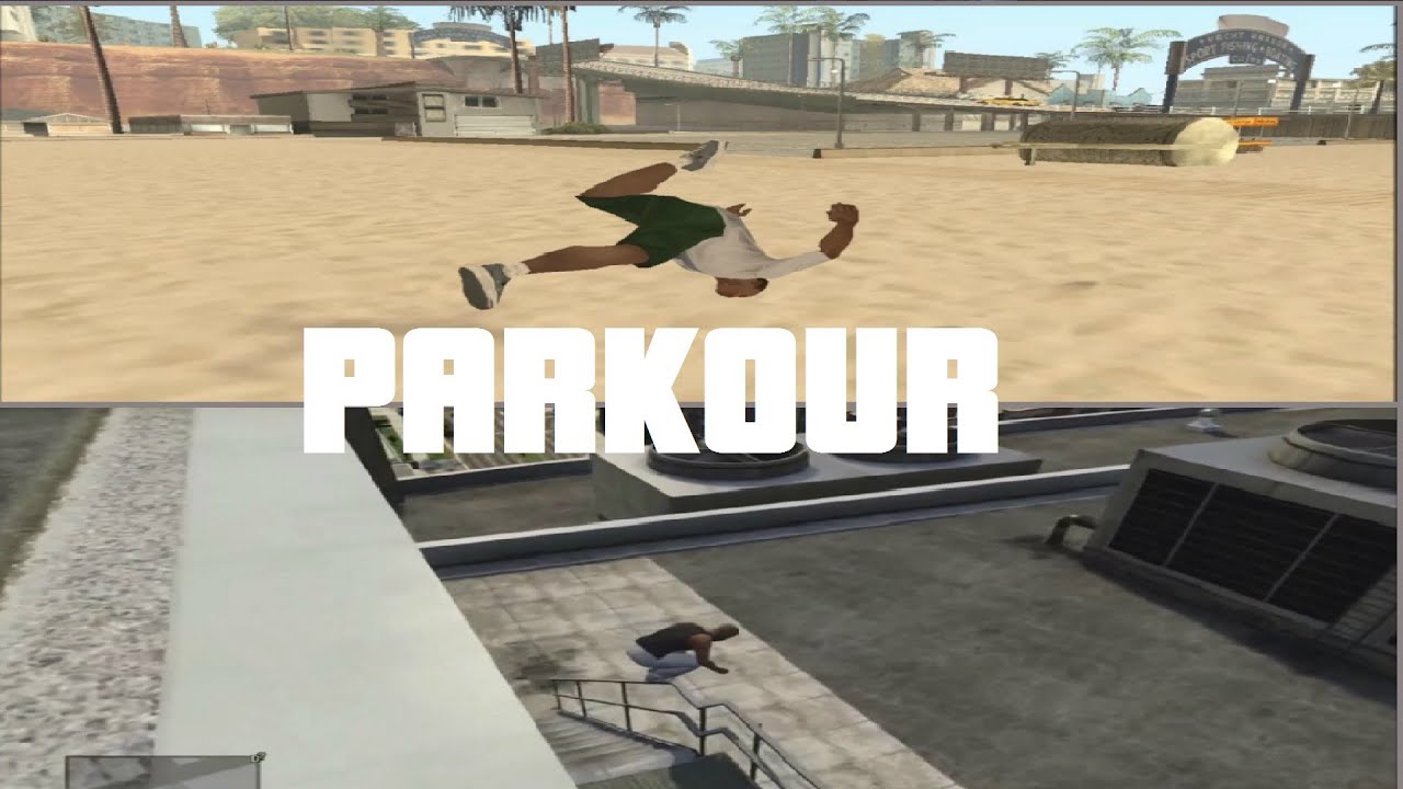Evolution Of Gta HD: Parkour (GTA's Comparison) - YouTube