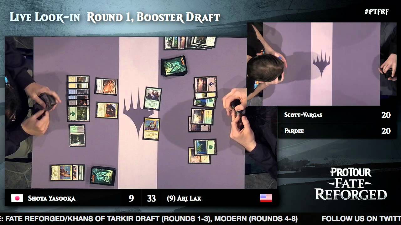Pro Tour Fate Reforged Round 1 (Draft): Luis Scott-Vargas vs. Sam ...