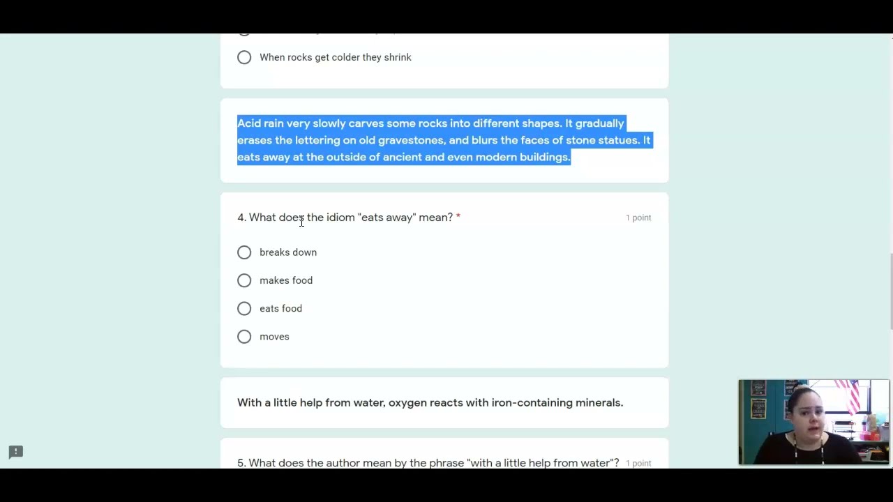 4th Grade CKLA ELA - Unit 5 Lesson 11 Geology: Weathering and Erosion ...