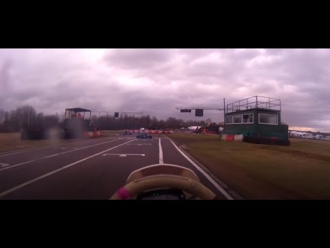 running in at forest edge kart track - YouTube