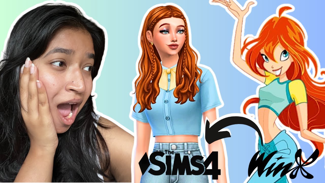 I made the Winx Club in The Sims 4 - Bloom, Stella, and Flora! - YouTube
