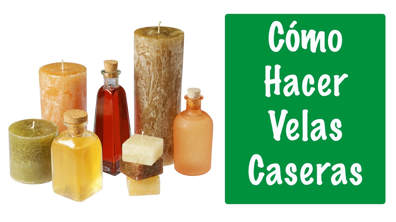 COMO HACER VELAS CASERAS – VELAS ENROLLADAS Y MOLDEADAS - YouTube