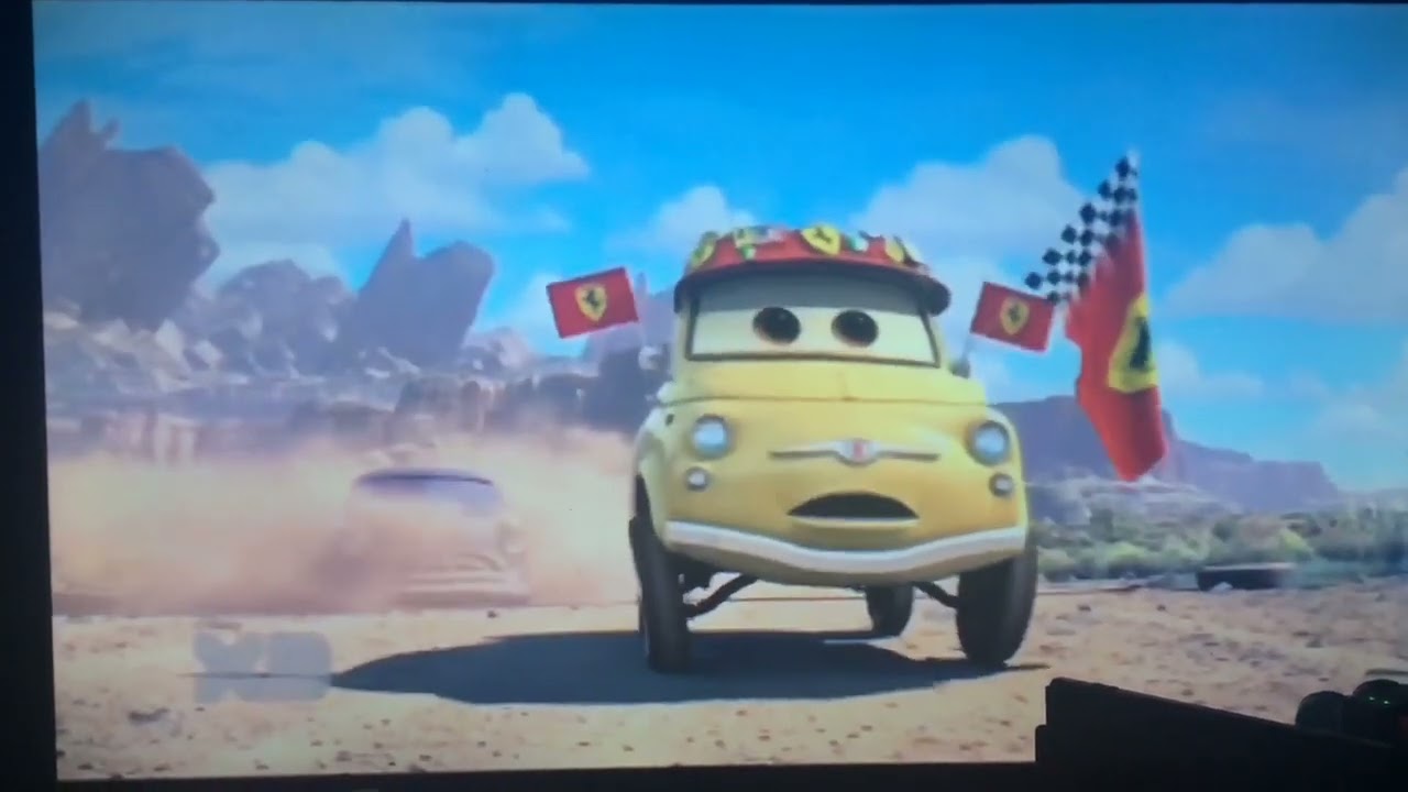 Cars 2006 lightning McQueen and doc Hudson challenge open matte - YouTube