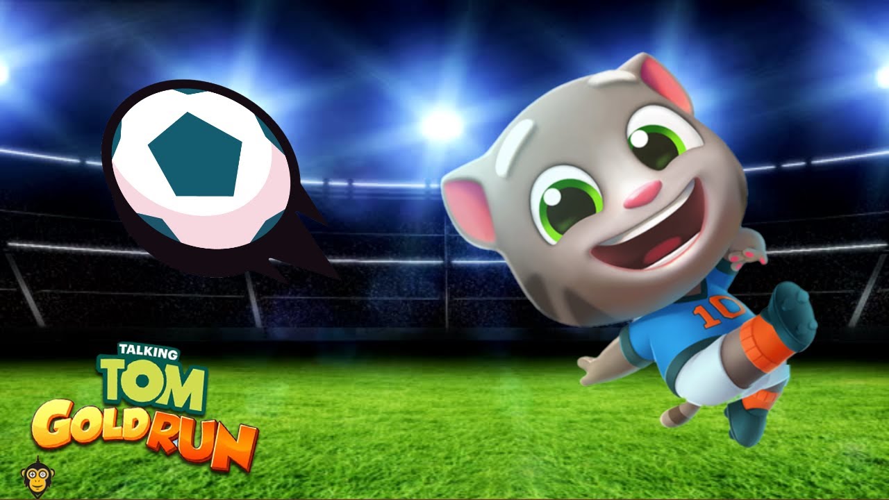 Talking Tom Gold Run - Gameplay Walkthrough Part 43 - Football Tom (iOS ...