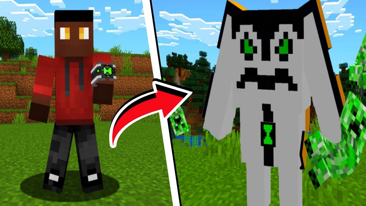 HOW TO BECOME BEN 10 IN MINECRAFT (Datapack) - YouTube
