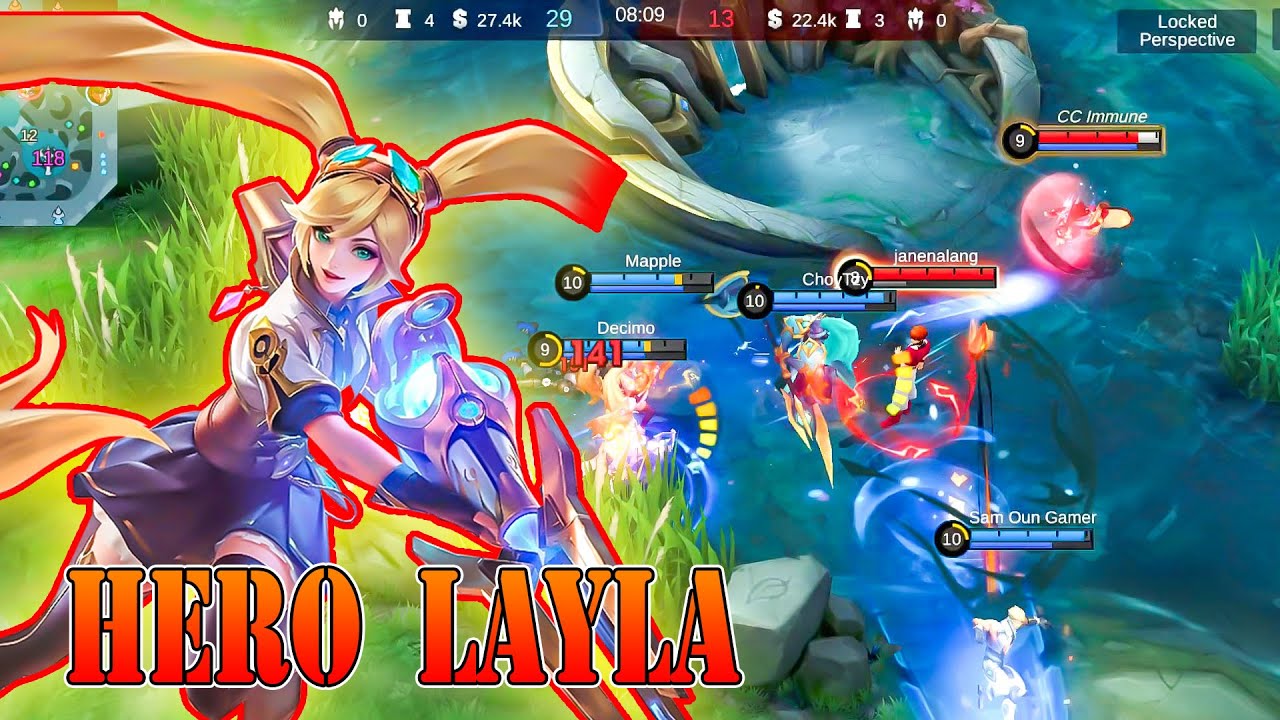 Hero Layla short Gameplay[Mobile legend] #mobilelegends #mlbbhighlights ...