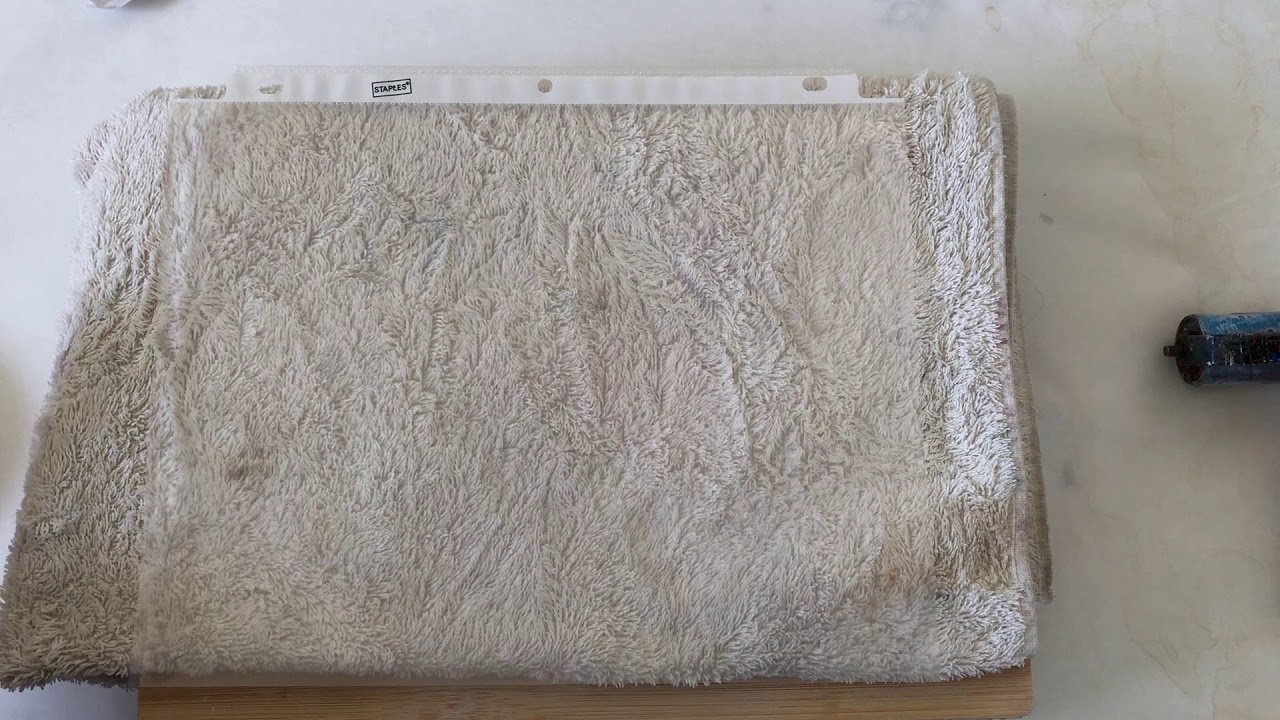 Quick home made gelli plate - YouTube