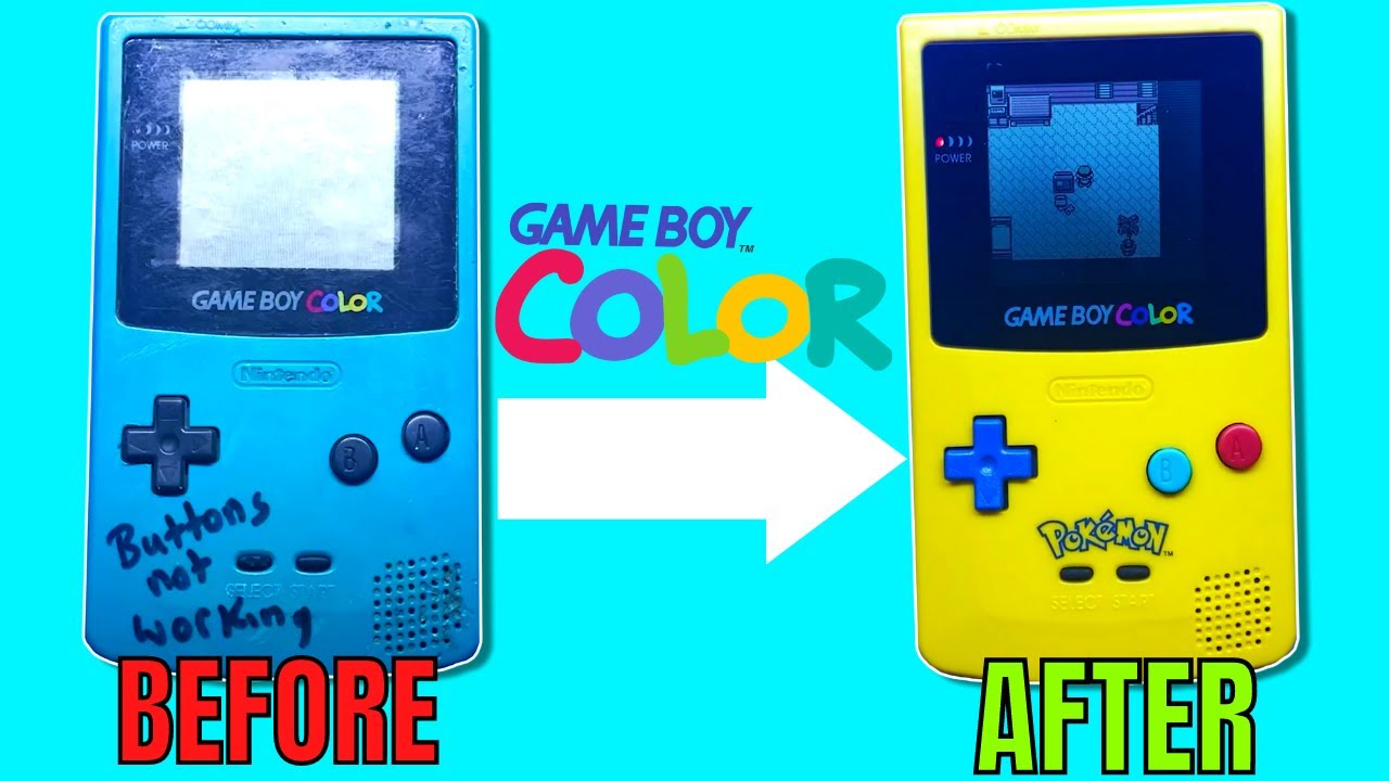 How To Restore the Color | Gameboy - YouTube