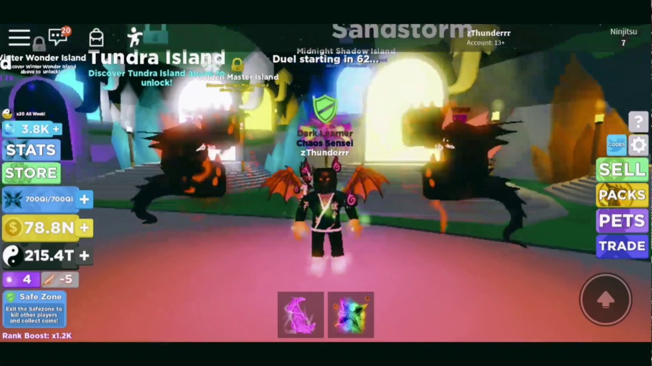 NINJA LEGENDS *GLITCH* | Rank Up & Islands | ROBLOX - YouTube