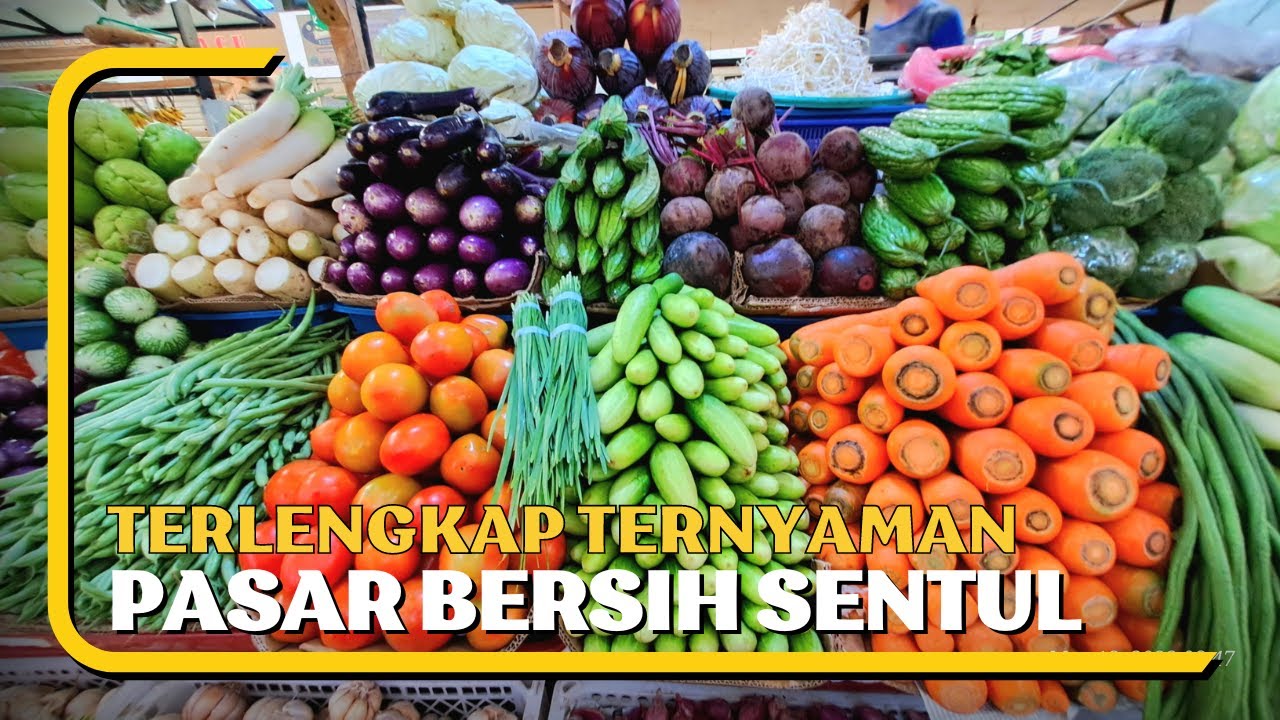 PASAR TERLENGKAP TERNYAMAN DI BOGOR | PASAR BERSIH SENTUL CITY - YouTube