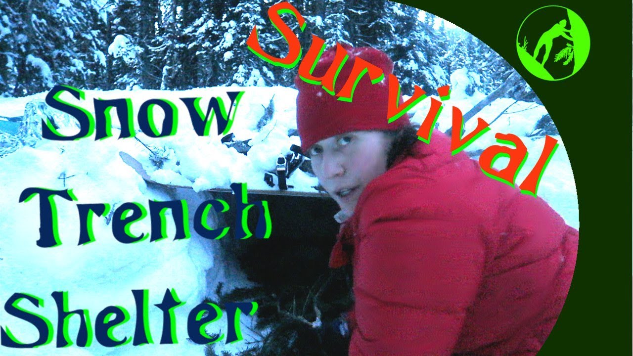 Survive in Winter! How to Build a Snow Trench Shelter - YouTube