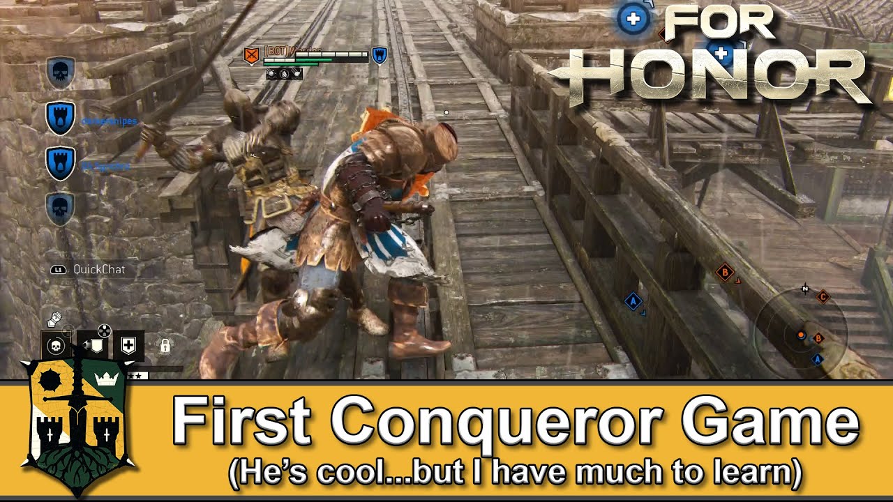 For Honor | First Conqueror Game (Knights Faction) - YouTube