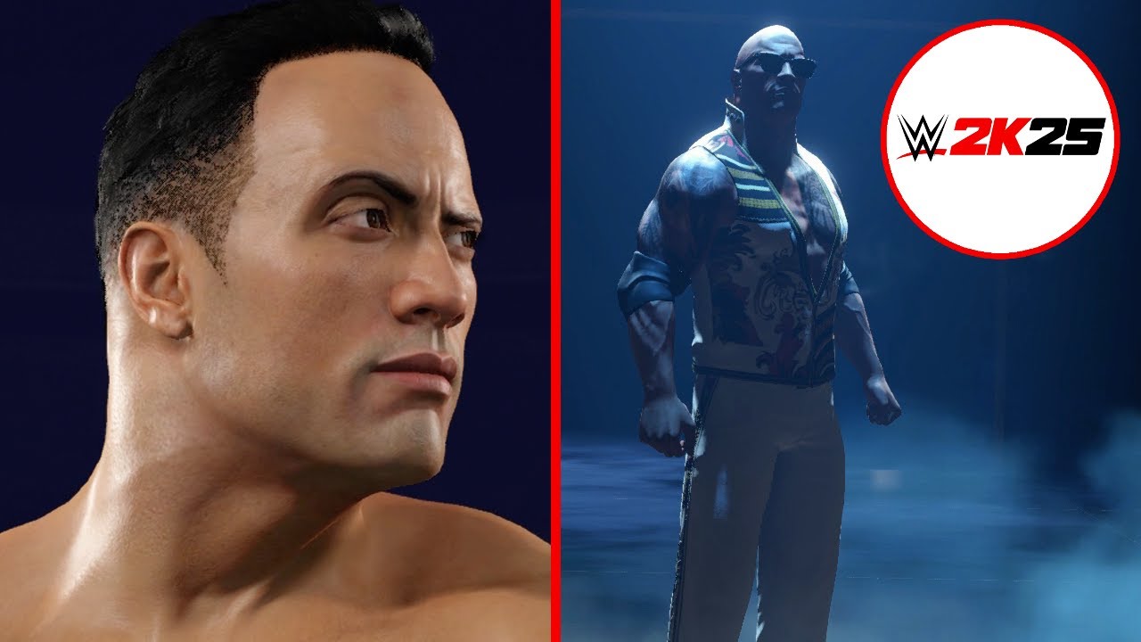 WWE 2K25: The Rock '97, '01 & Final Boss '24 Entrance - YouTube