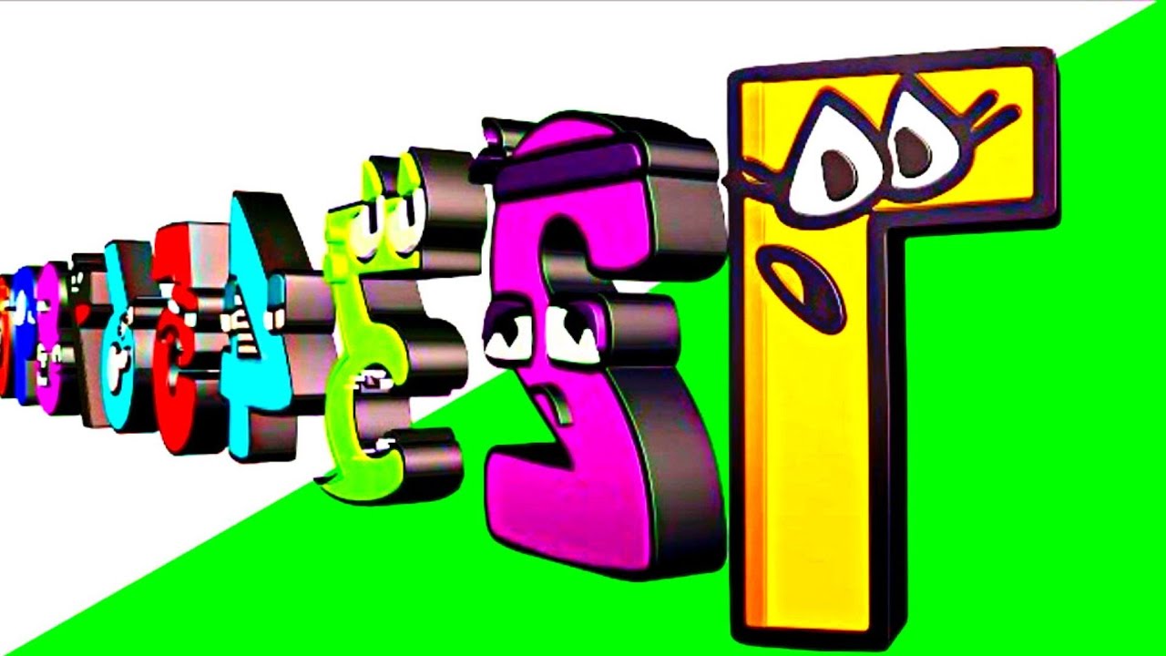 3D Number lore 9-0 but in 3D loop 4K - YouTube