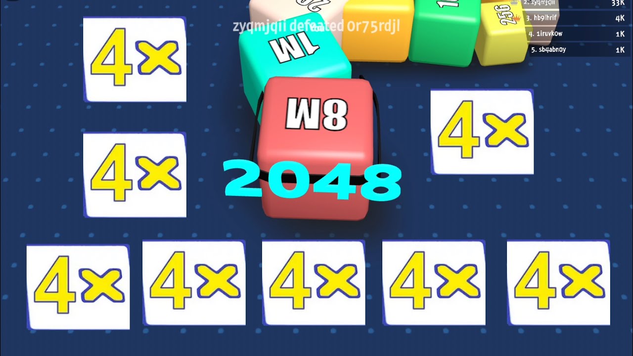 Reached 8 Million cubes 2048.io || its amazing game || Best gameplay ...