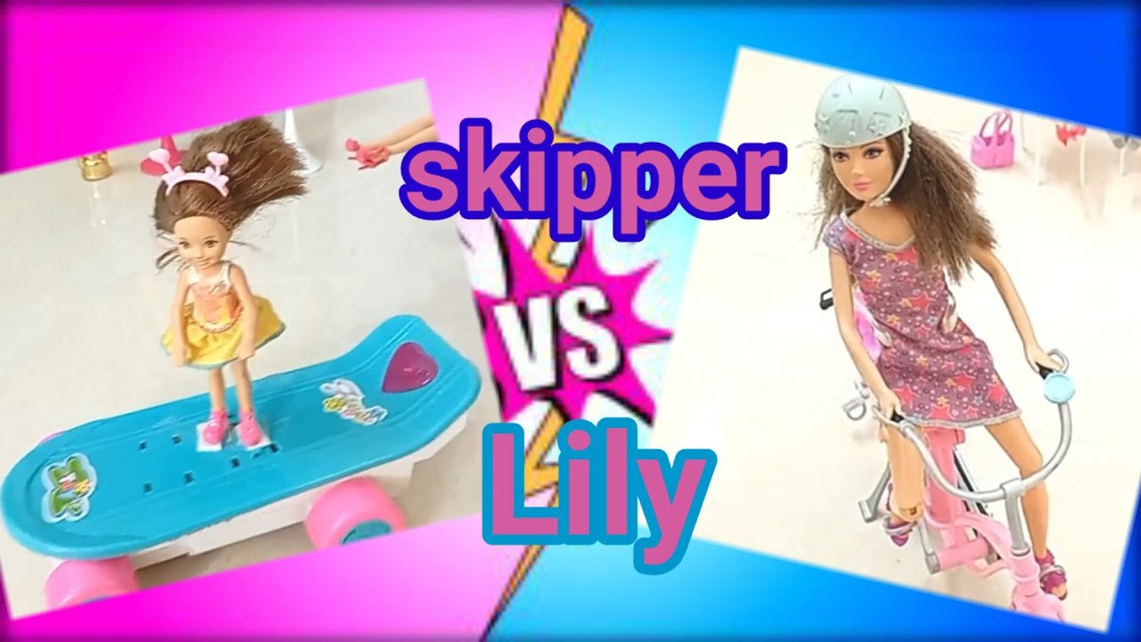 A competition between Skipper VS Lily 🚲🛴👍 who is the best😊 || cycling ...