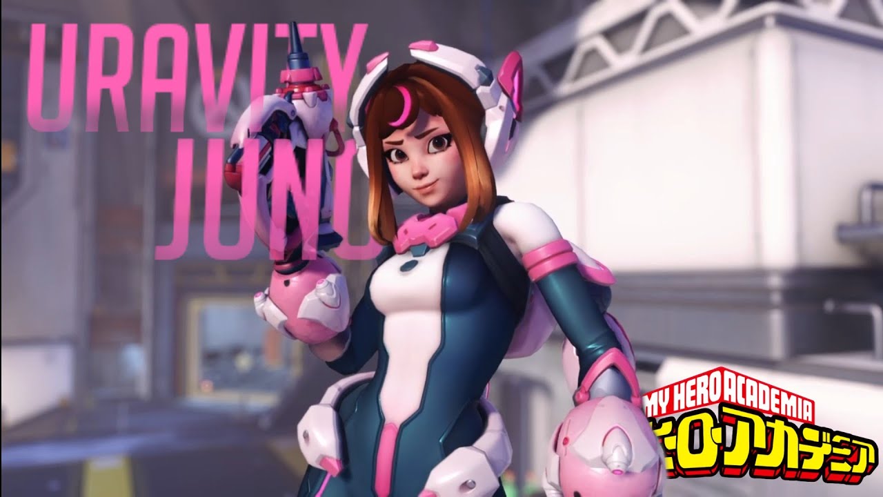 NEW! Uravity Juno skin Gameplay - Overwatch 2 MY HERO ACADEMIA Collab - YouTube