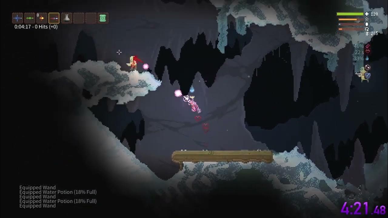 Noita True Hitless Random Seed 10:58 (Former WR) - YouTube