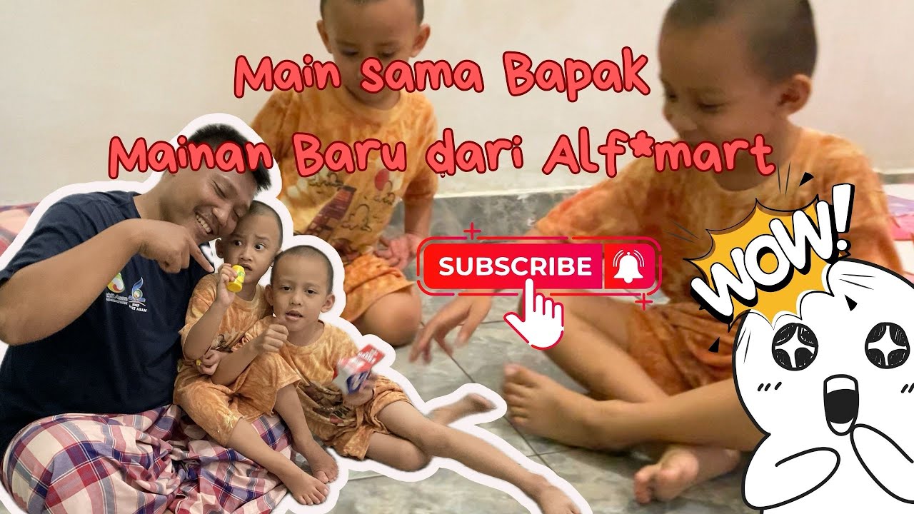Mainan Baru dari ⁠@thealfamart main sama bapak #anakanak #bapak #mainan #seruseruan - YouTube