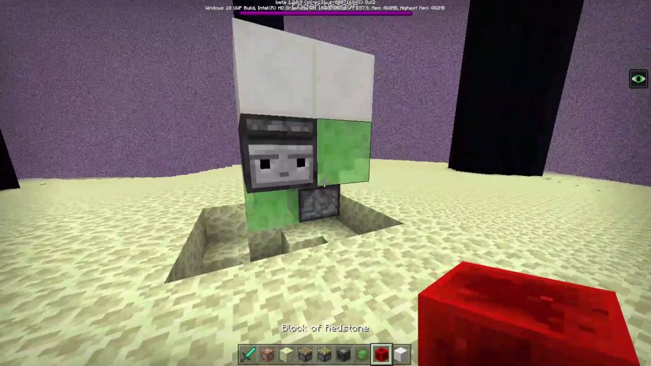 Minecraft how to make a flying machine(up) - YouTube