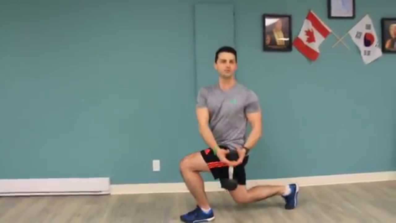 BACKWARD LUNGE - TWIST - YouTube