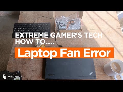 Lenovo Laptop Fan Error Fix - YouTube