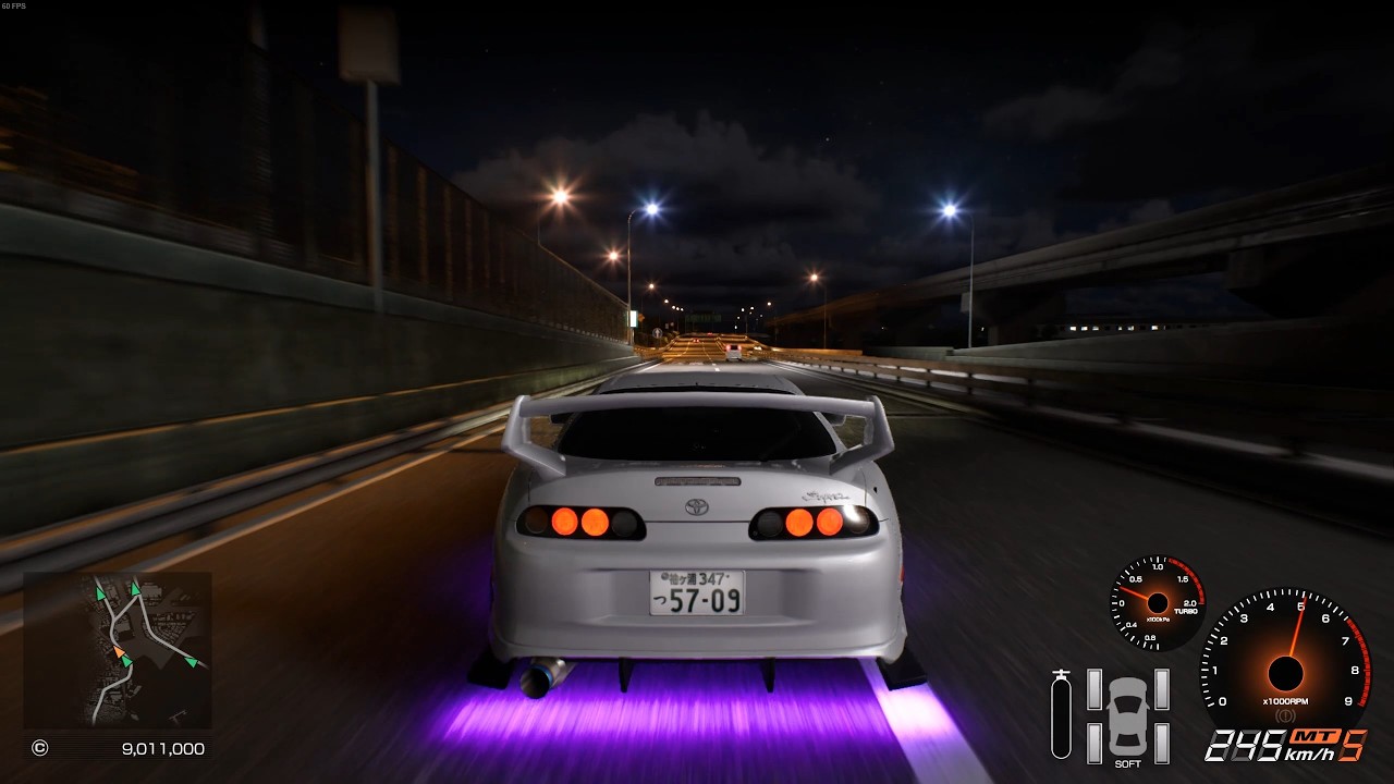 One Loop Around The Map of Tokyo Xtreme Racer '25 in a 350kmh Toyota ...