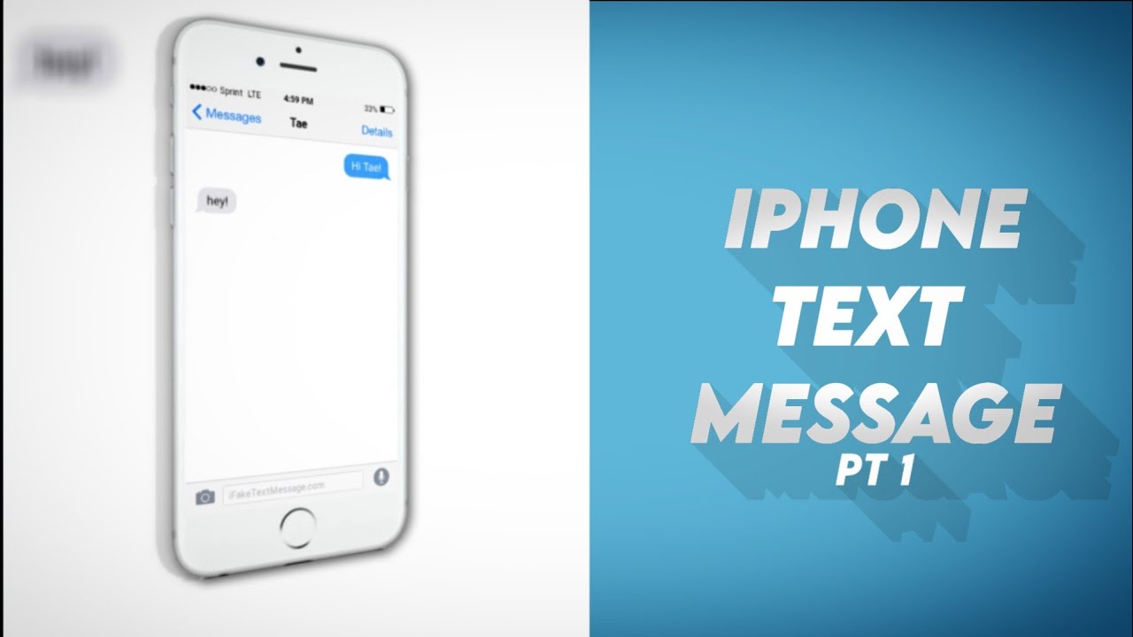 Iphone text message | Alight Motion pt 1 - YouTube
