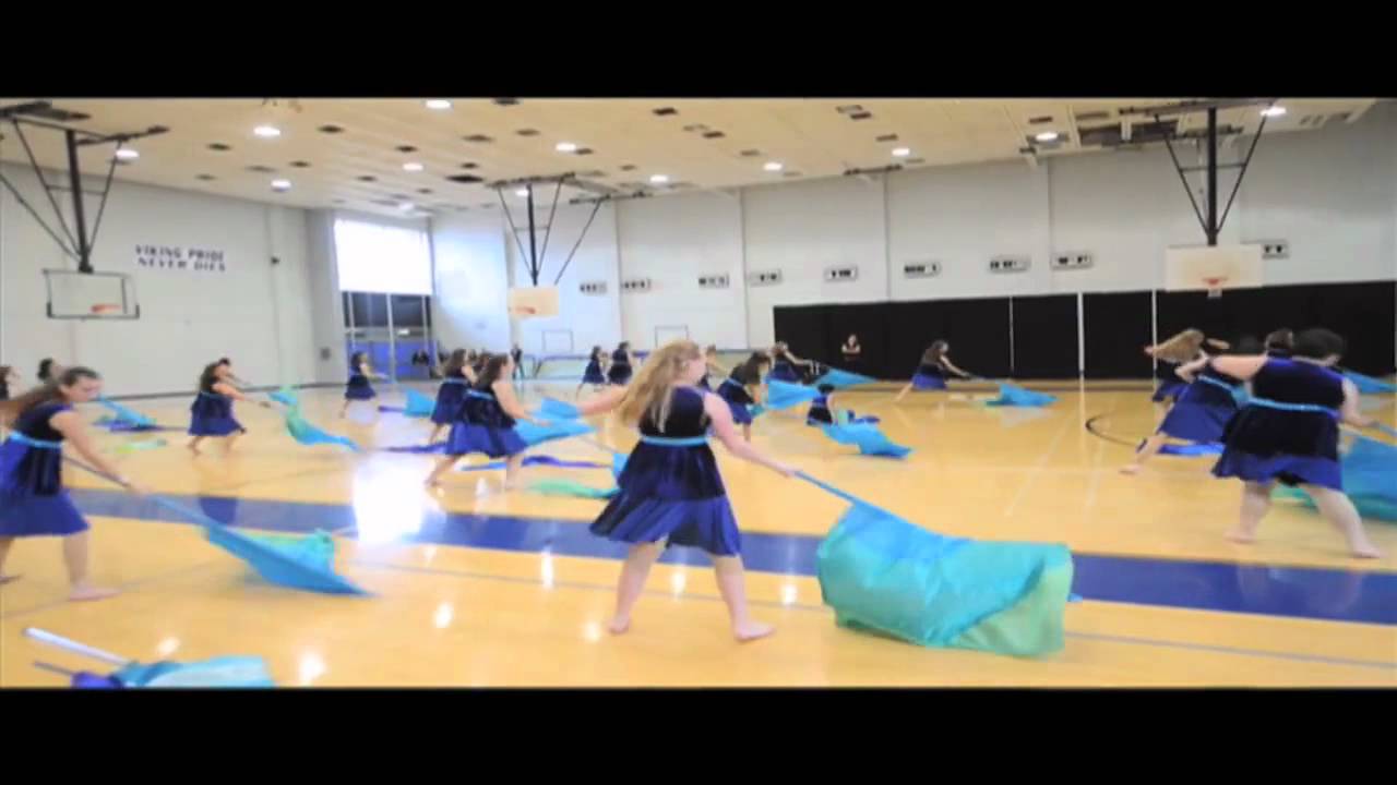 TCGC Color Guard Competetion - YouTube
