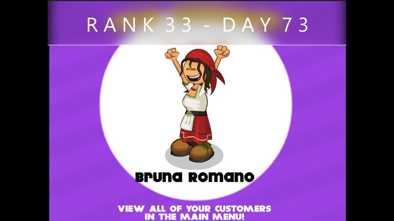 Papa's Wingeria - Rank 33 Bruna Romano - YouTube