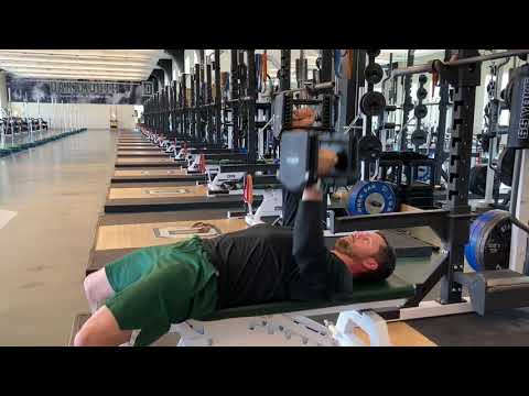 Dumbbell Neutral Grip Alternating Bench Press - YouTube