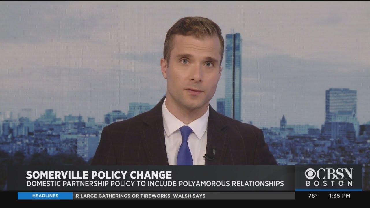 Somerville Changes Domestic Partnership Polyamorous Relationshps - YouTube