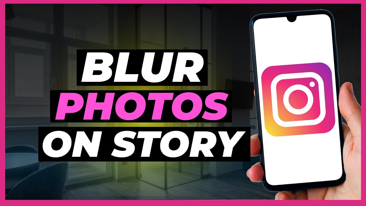 How to Blur Photo in Instagram Story - Full Guide - YouTube