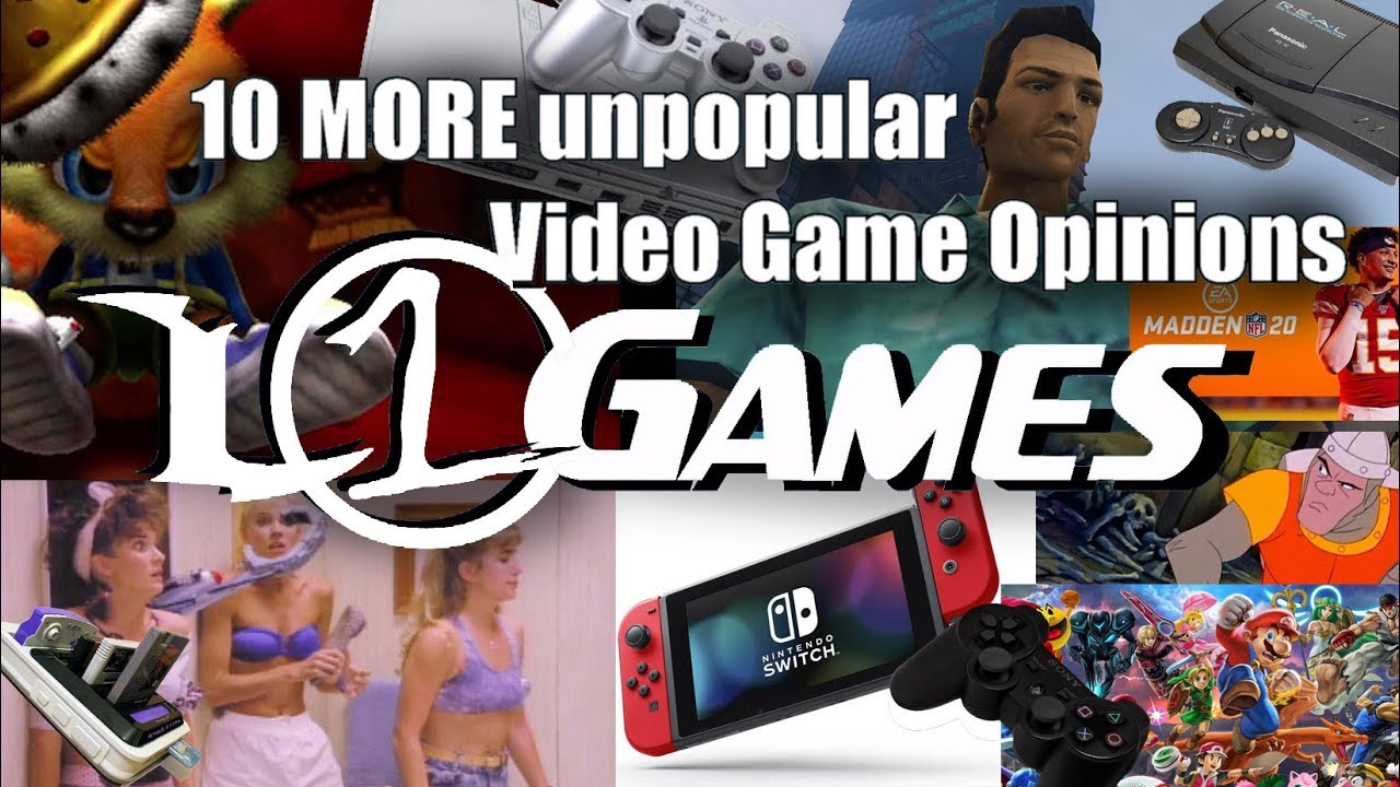 10 more unpopular video game opinions - YouTube