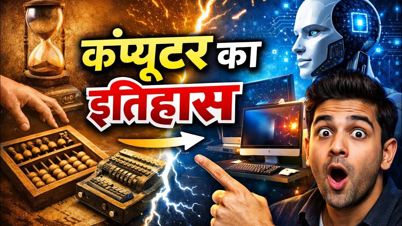 Computer ka Itihas | Abacus se AI tak ka Safar | Hindi - YouTube