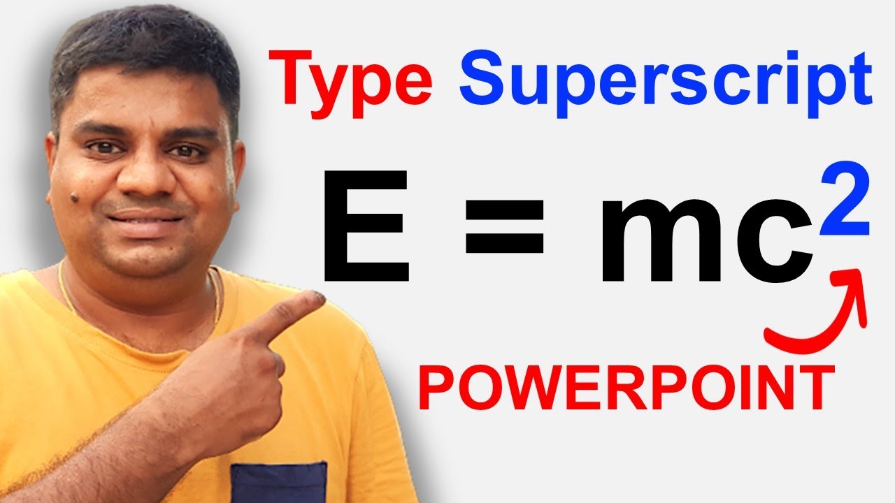 How To Superscript Text In PowerPoint YouTube How To Superscript Text In PowerPoint YouTube