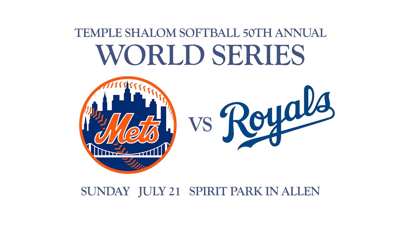 TRAILER - TEMPLE SHALOM SOFTBALL WORLD SERIES - METS VS ROYALS - YouTube