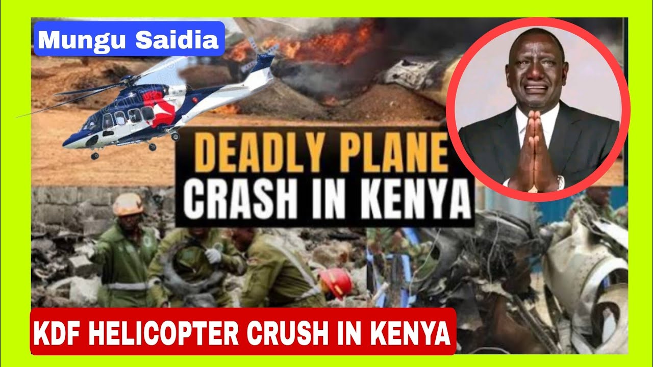 TEARS IN STATEHOUSE‼️Military KDF helicopter crash K!ll!ng government ...