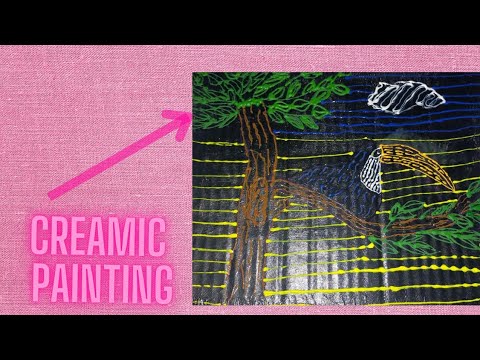 ceramic cone painting 🎨.ceramic cone painting kaise kare. - YouTube