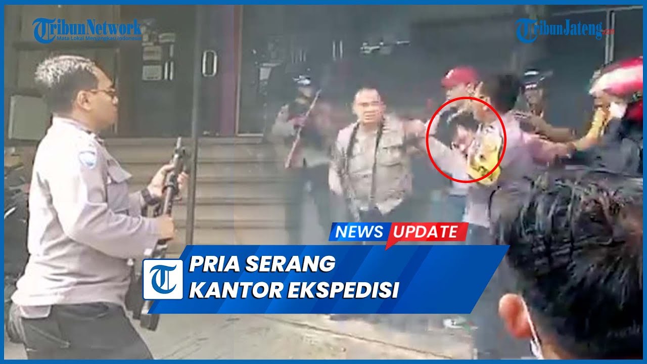 Kronologi Pria Serang Kantor Ekspedisi di Magelang Gunakan Alat Setrum ...