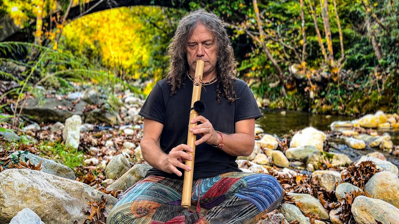 River Forest Oasis - Native American Flute and River Nature Sounds ...