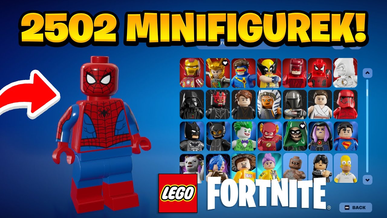 MŮJ LEGO FORTNITE LOCKER ZA 1 000 000 KČ! *2 502 MINIFIGUREK* - YouTube