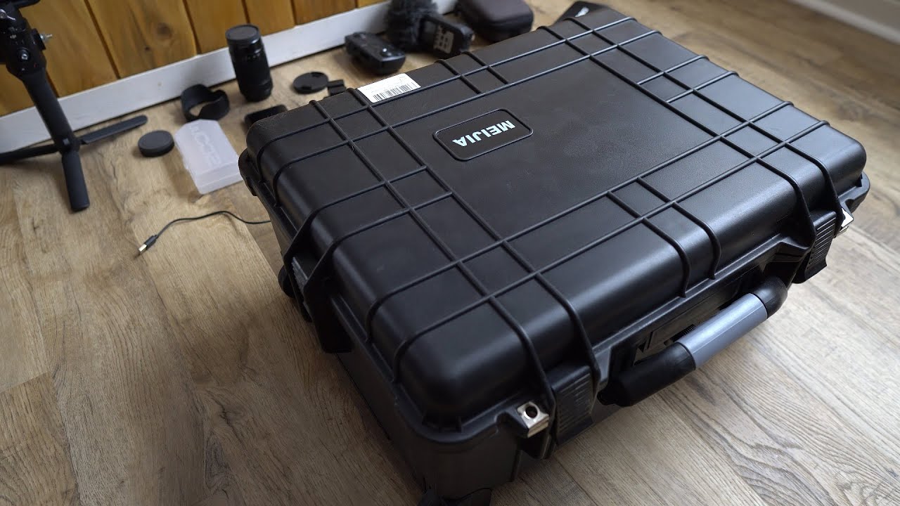 MEIJIA Portable All Weather Waterproof Camera Case with Wheels - YouTube