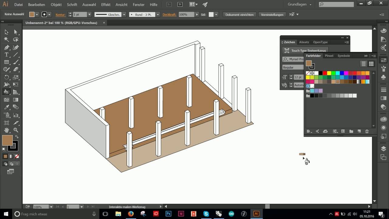 Isometrie von Rhino zu Illustrator - YouTube
