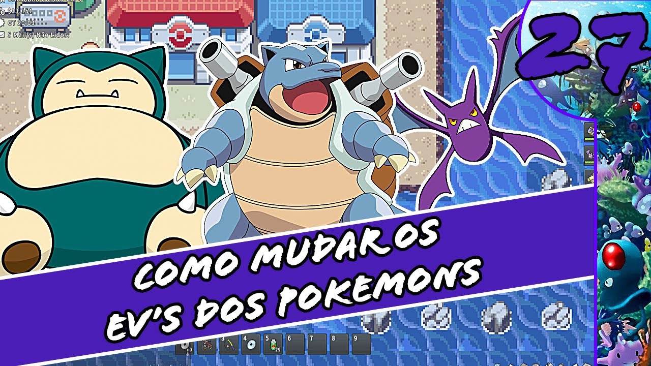 POKEMON MMO (FIRE RED) - |#27| - COMO MUDAR OS EV's dos POKEMONS - YouTube