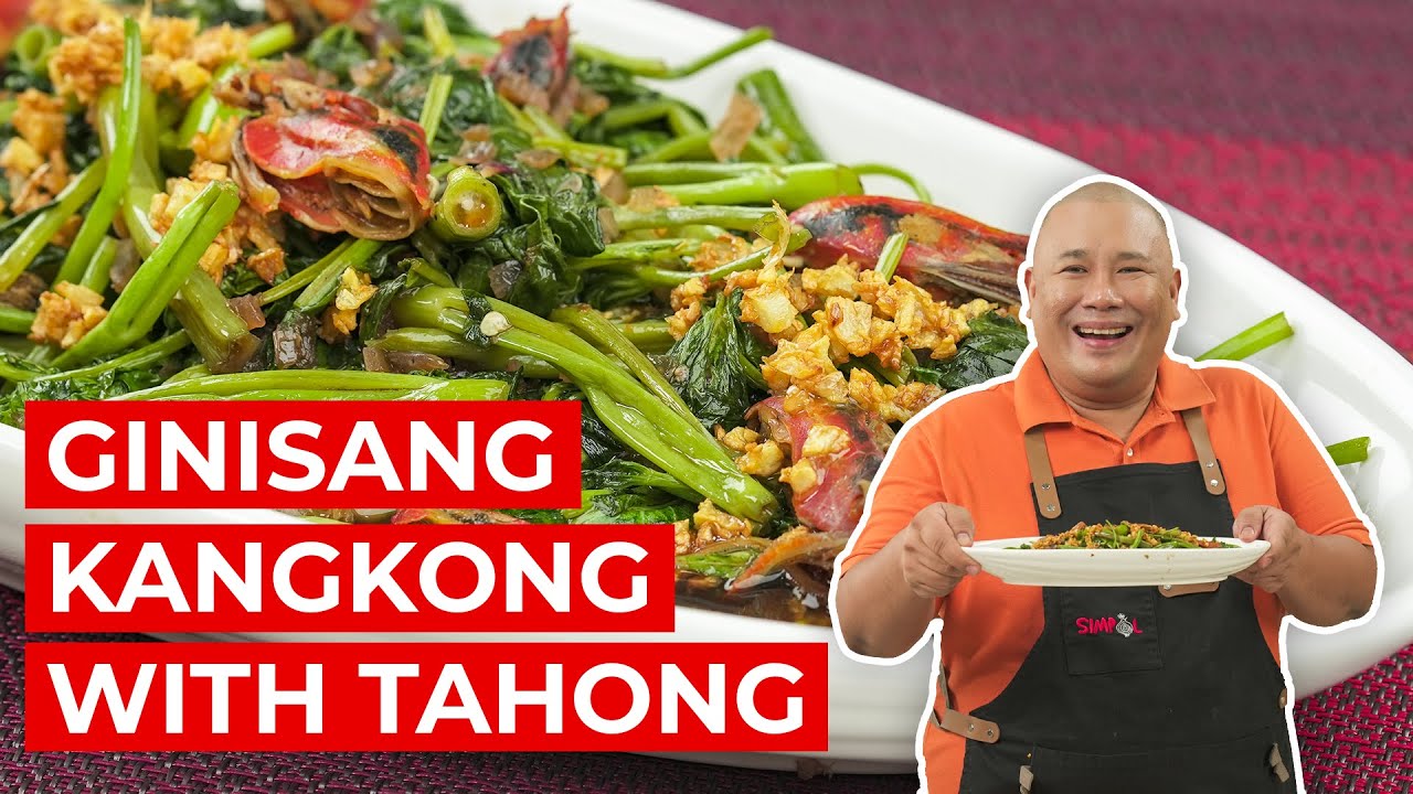 Easy Ginisang Kangkong with Tahong | SIMPOL | CHEF TATUNG - YouTube