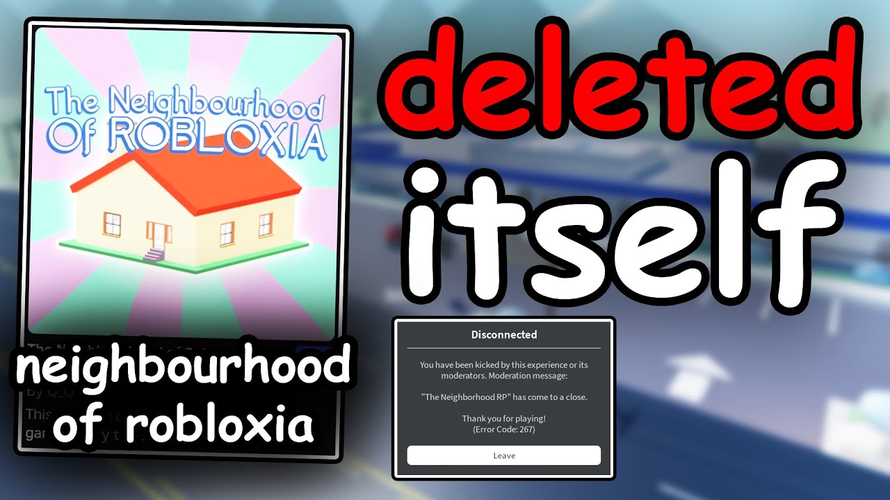 The Roblox Game That Deleted Itself.. - YouTube