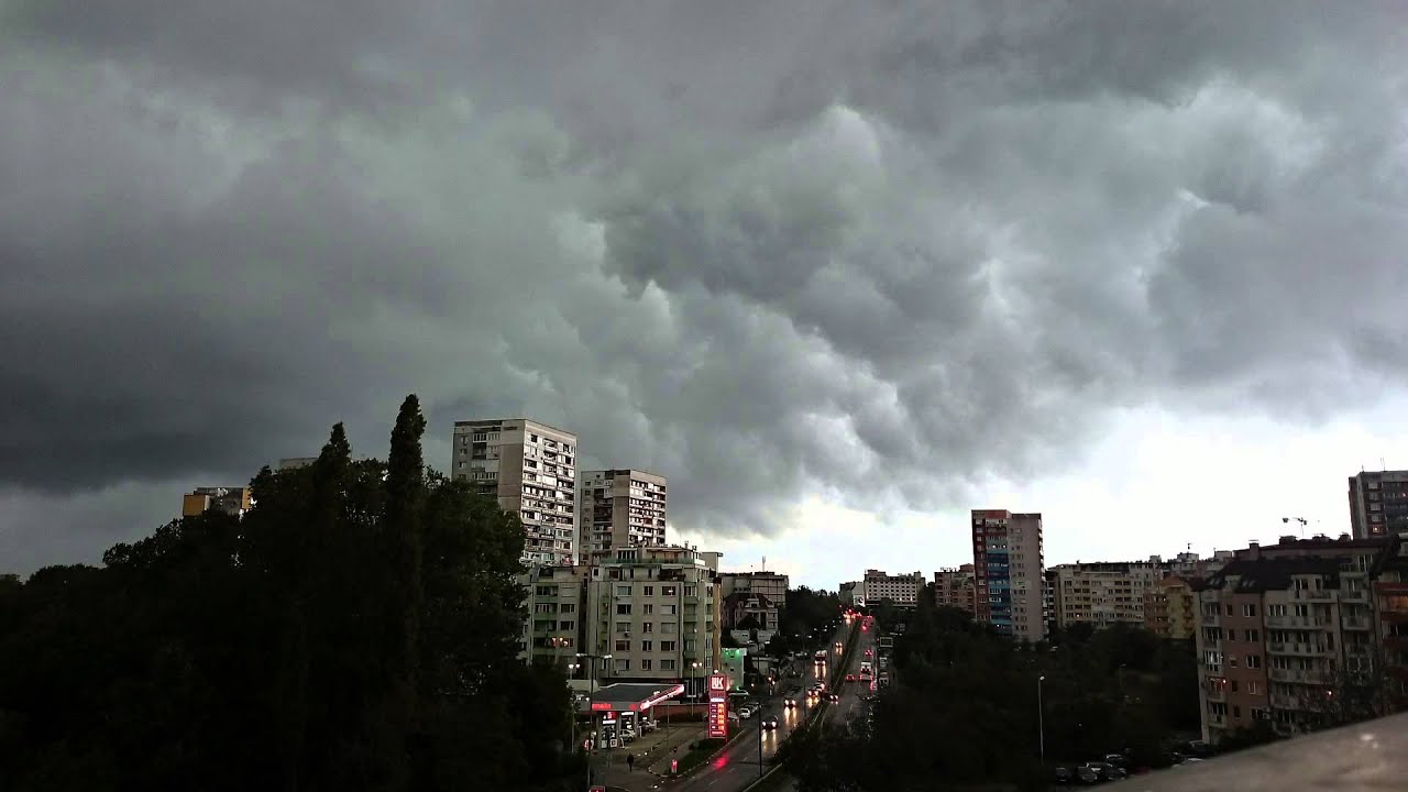 Storm timelapse over Sofia, Bulgaria - YouTube