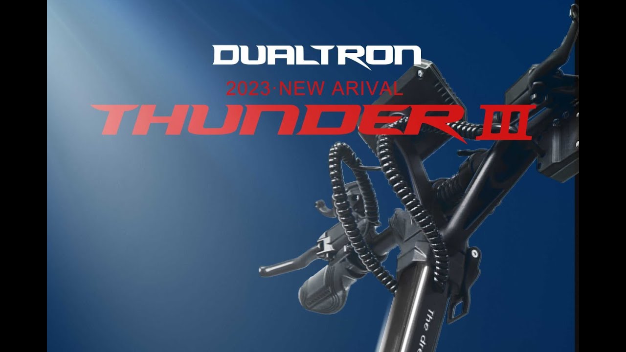 Electric scooter THUNDER-3 - YouTube