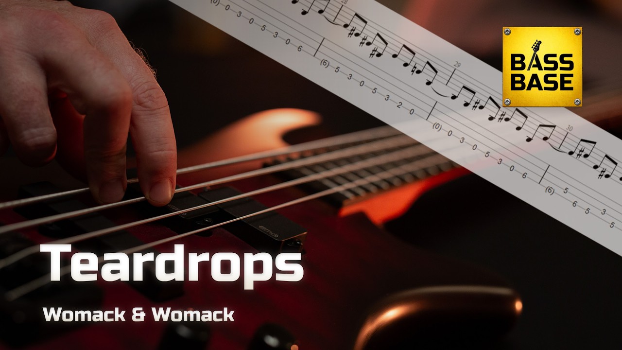 Womack & Womack - Teardrops - Bass tabs - YouTube